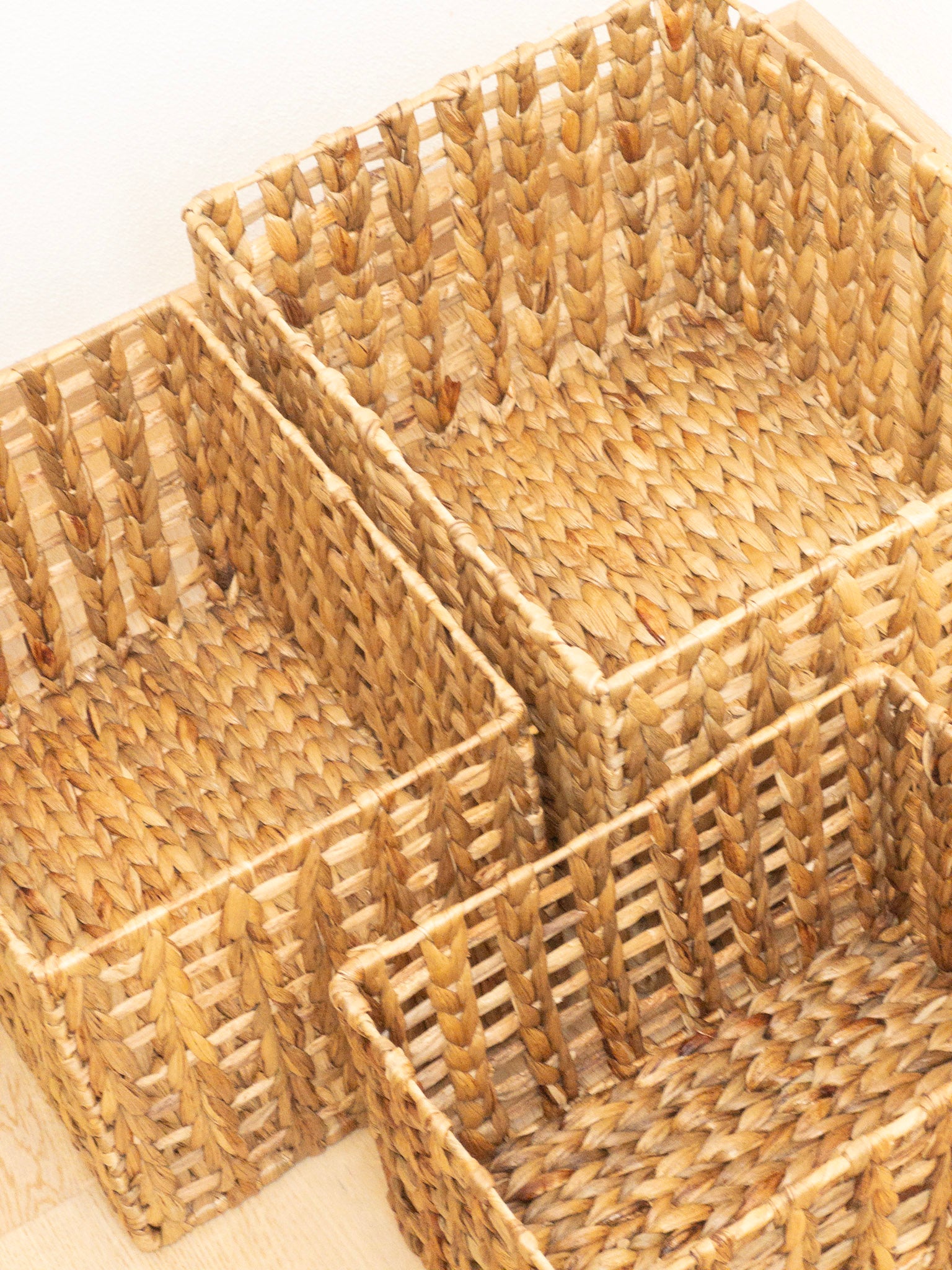 MARA RECTANGULAR STORAGE BOX | NATURAL WATER HYACINTH CONTAINER ...