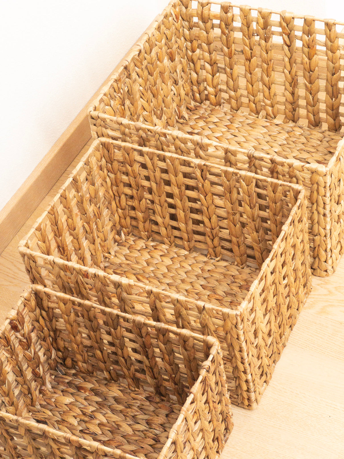 MARA RECTANGULAR STORAGE BOX | NATURAL WATER HYACINTH CONTAINER ...